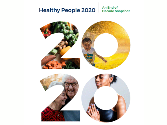 Healthy People 2020 Report Shows Progress Toward Achieving Nation’s ...