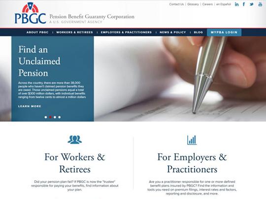 The New PBGC.gov: How User Feedback Helped Inform PBGC.gov’s Redesign ...